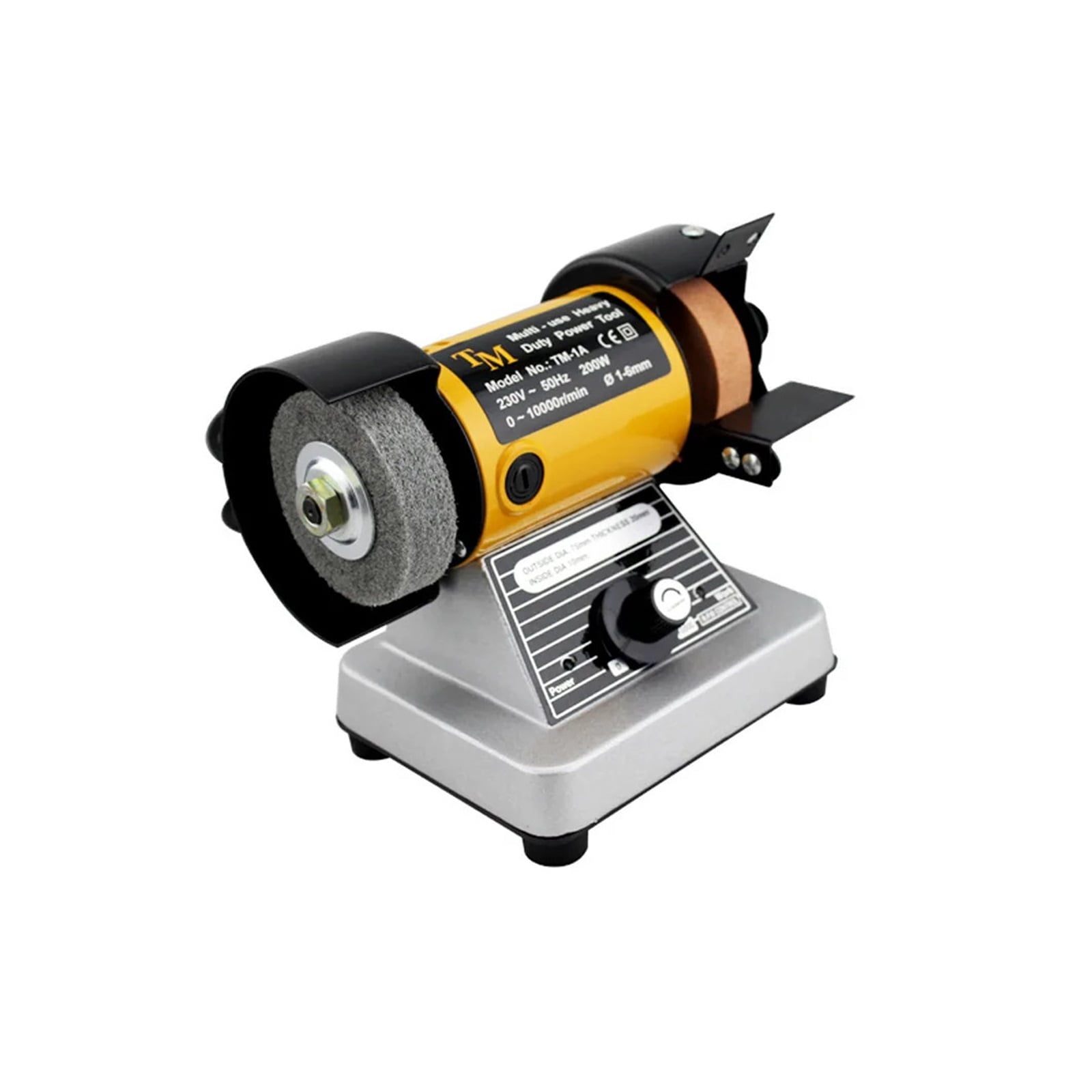 Double Head Tabletop Adjustable Speed Grinding Machine, Desktop ...