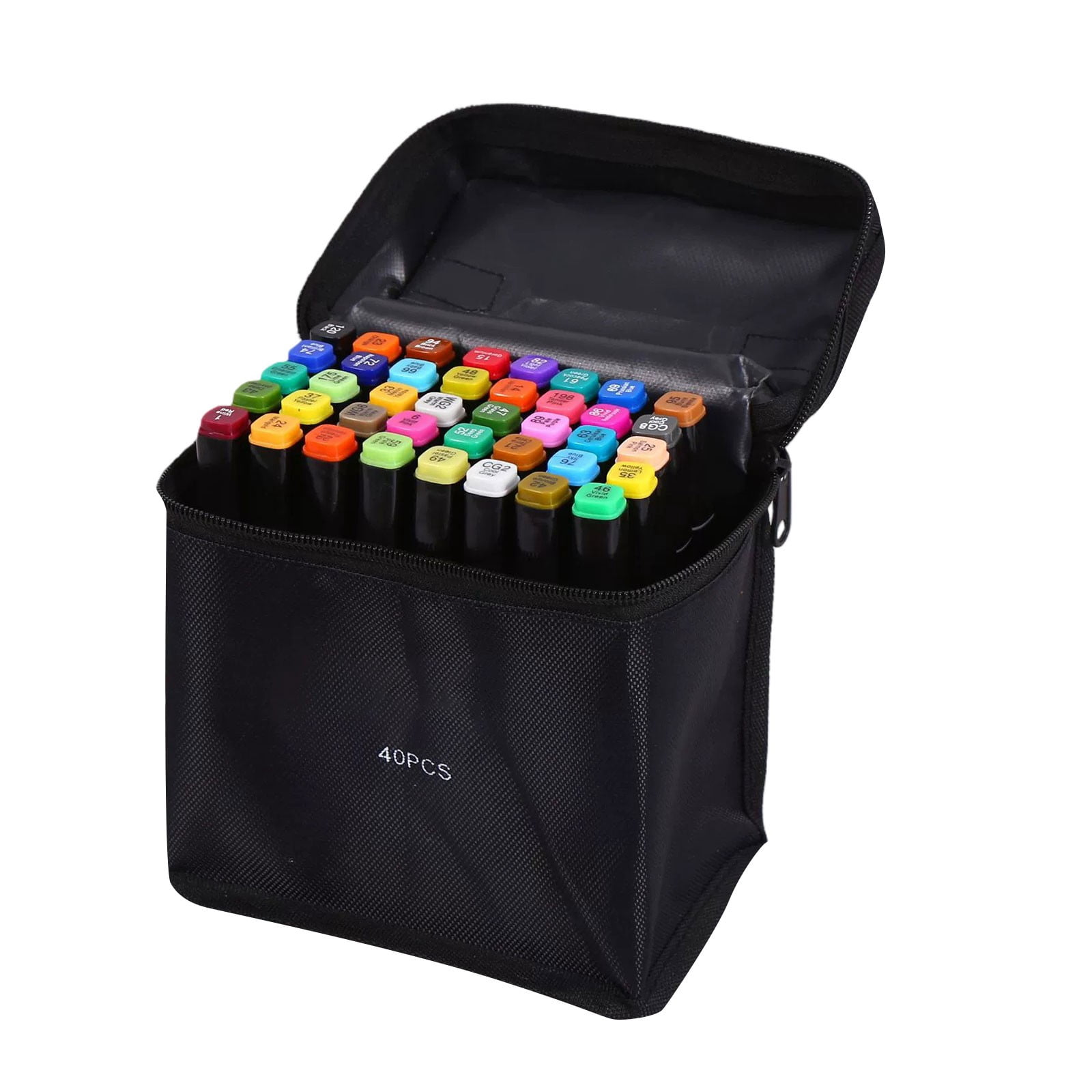 Double Headed Color Marker, Ngxiha Dual Tip Colorful Art Markers, 40 ...