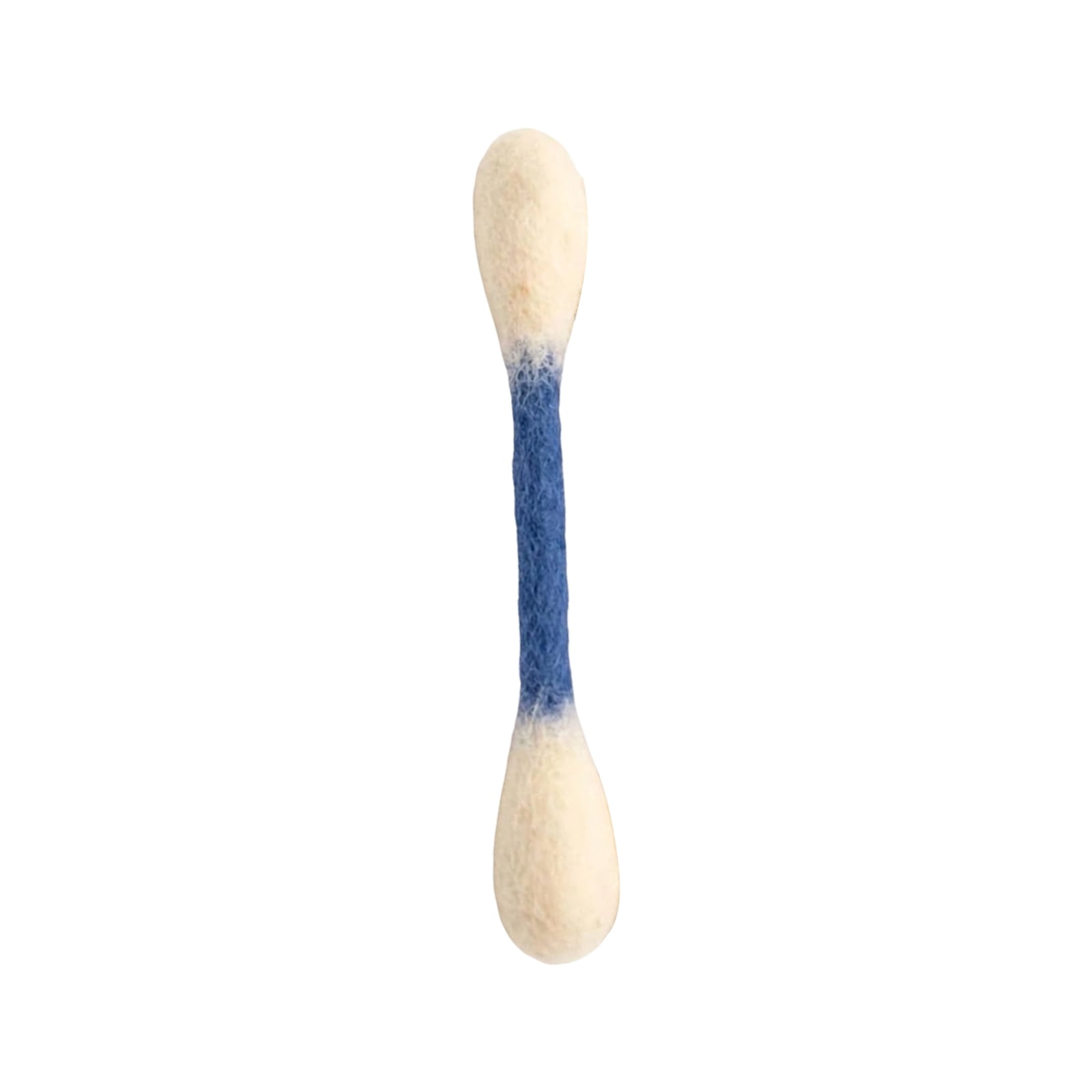 Double-Headed Cotton Swab-Shaped Felt Cat Chew Toy, Creative Cats Plush ...