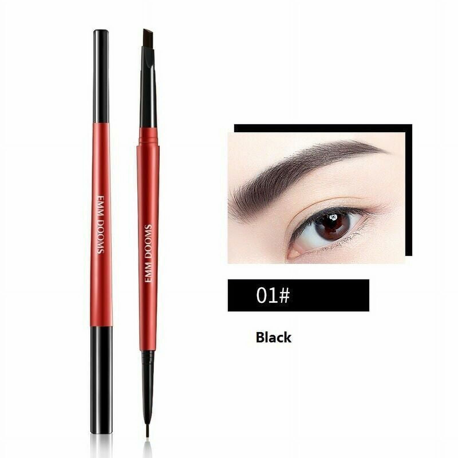 Double Headed Eyebrow Pencil 2 in 1 Waterproof Twist Up Eye brow Tattoo ...