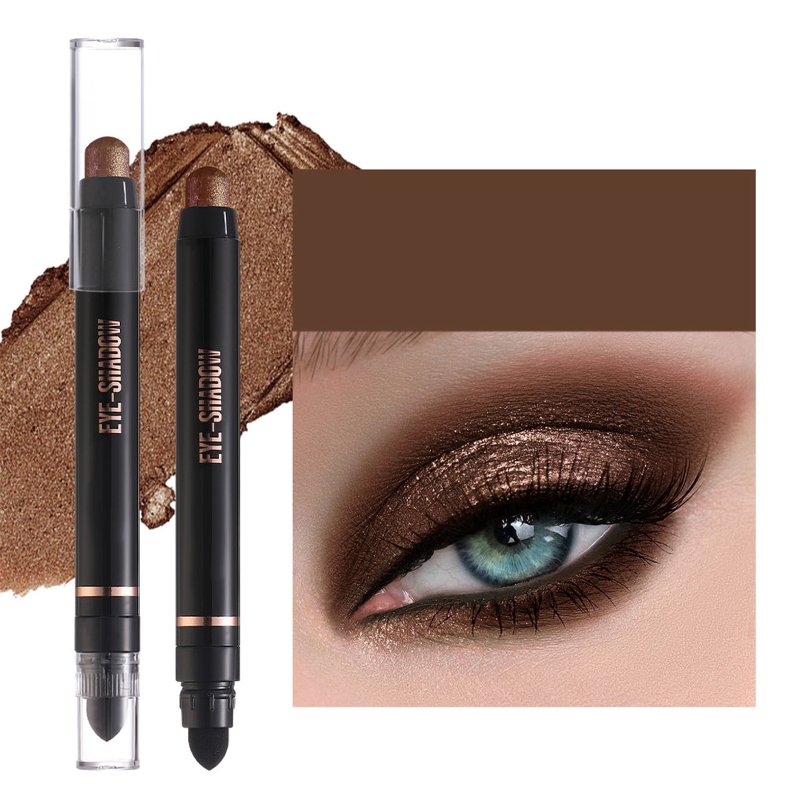 Double Headed Eyeshadow Pen Brightening Pen Lazy Eyeshadow Pearlescent ...