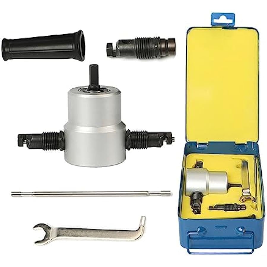 Double Headed Sheet Metal Cutter Electric Punching Shears Iron Cutting ...