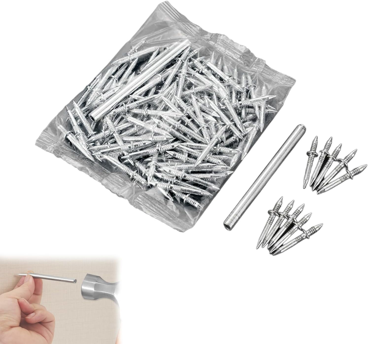 Double-Headed Skirting Thread Seamless Nail Non Marking, Invisible ...
