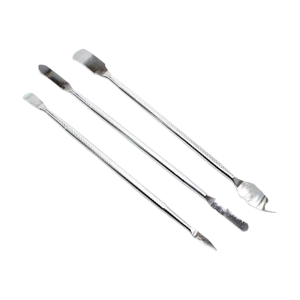 Double Headed Steel Pry Tool Ergonomic Grip Heavy Duty Metal Spudger ...