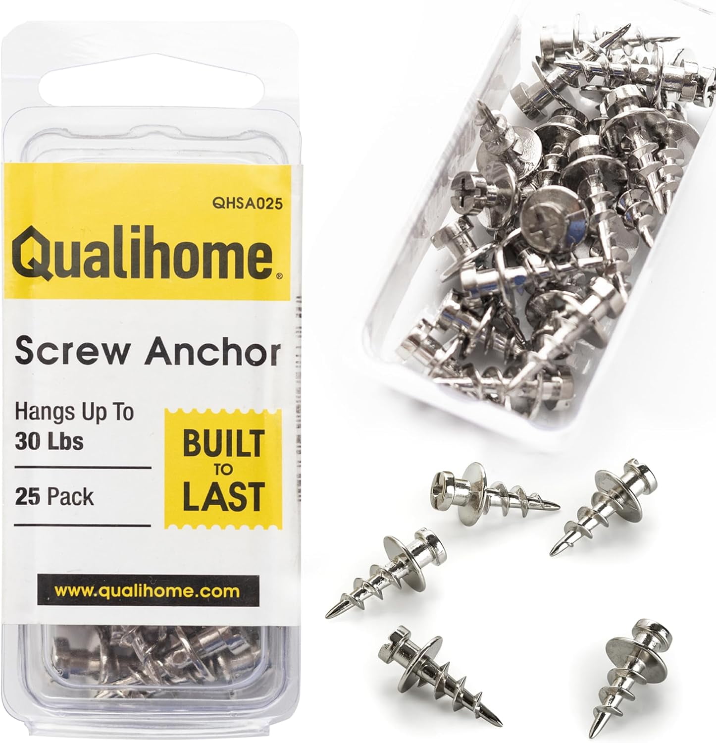 Double-Headed Wall Screw Anchors Picture Hooks - Heavy Duty Bear Claw ...