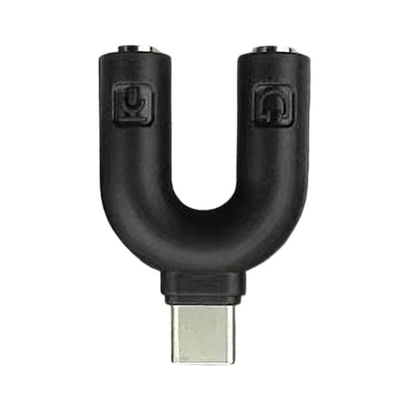 Double Headphone Adapter U Shaped Connectors For Smartphones Tablets ...