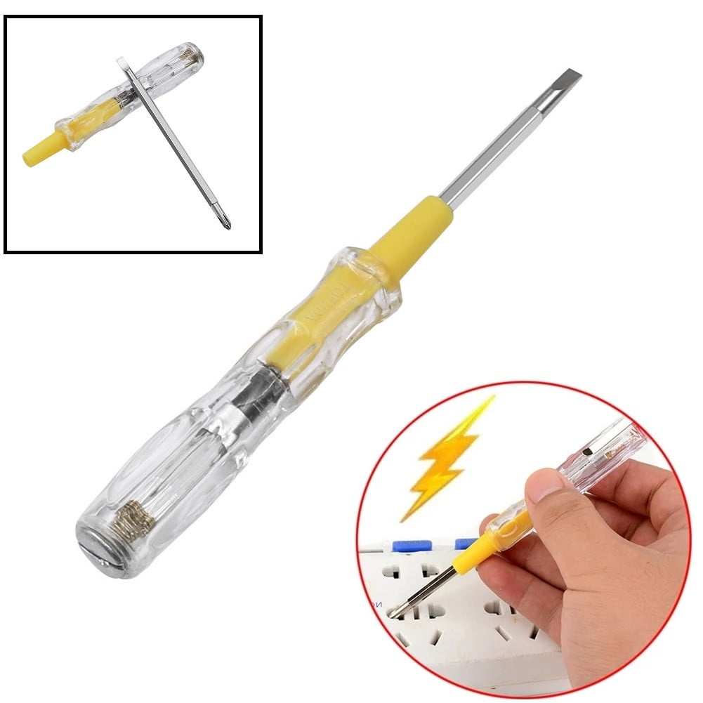 Double Heads LED Electric Tester Pen Screwdriver for Wide Range Circuit ...