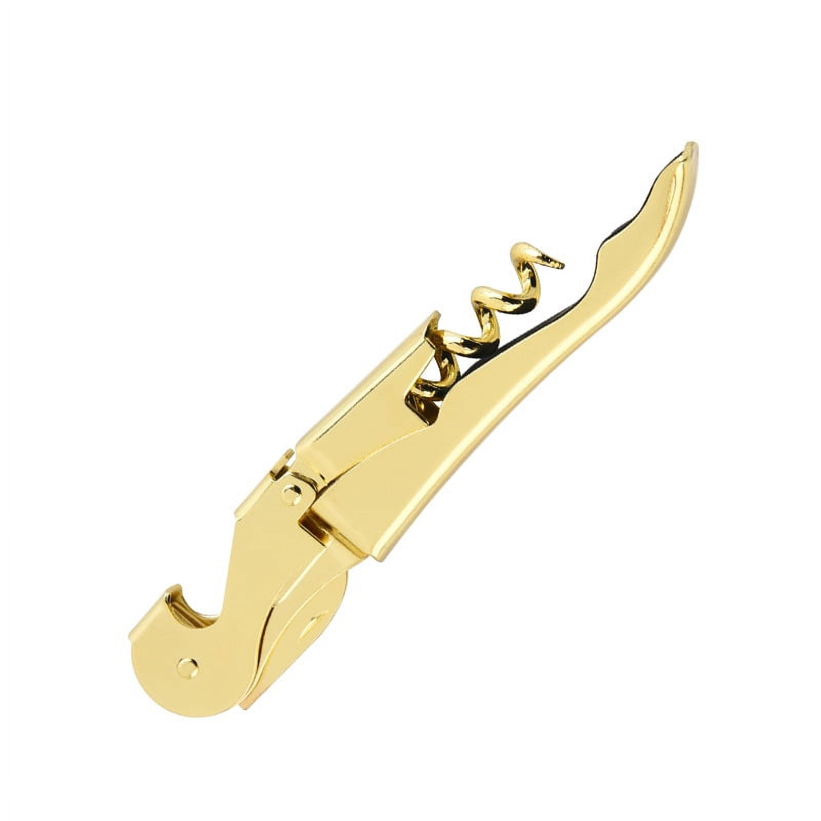 ：Double Hinged Waiter’S Corkscrew,Matte Black Wine Bottle Opener With ...