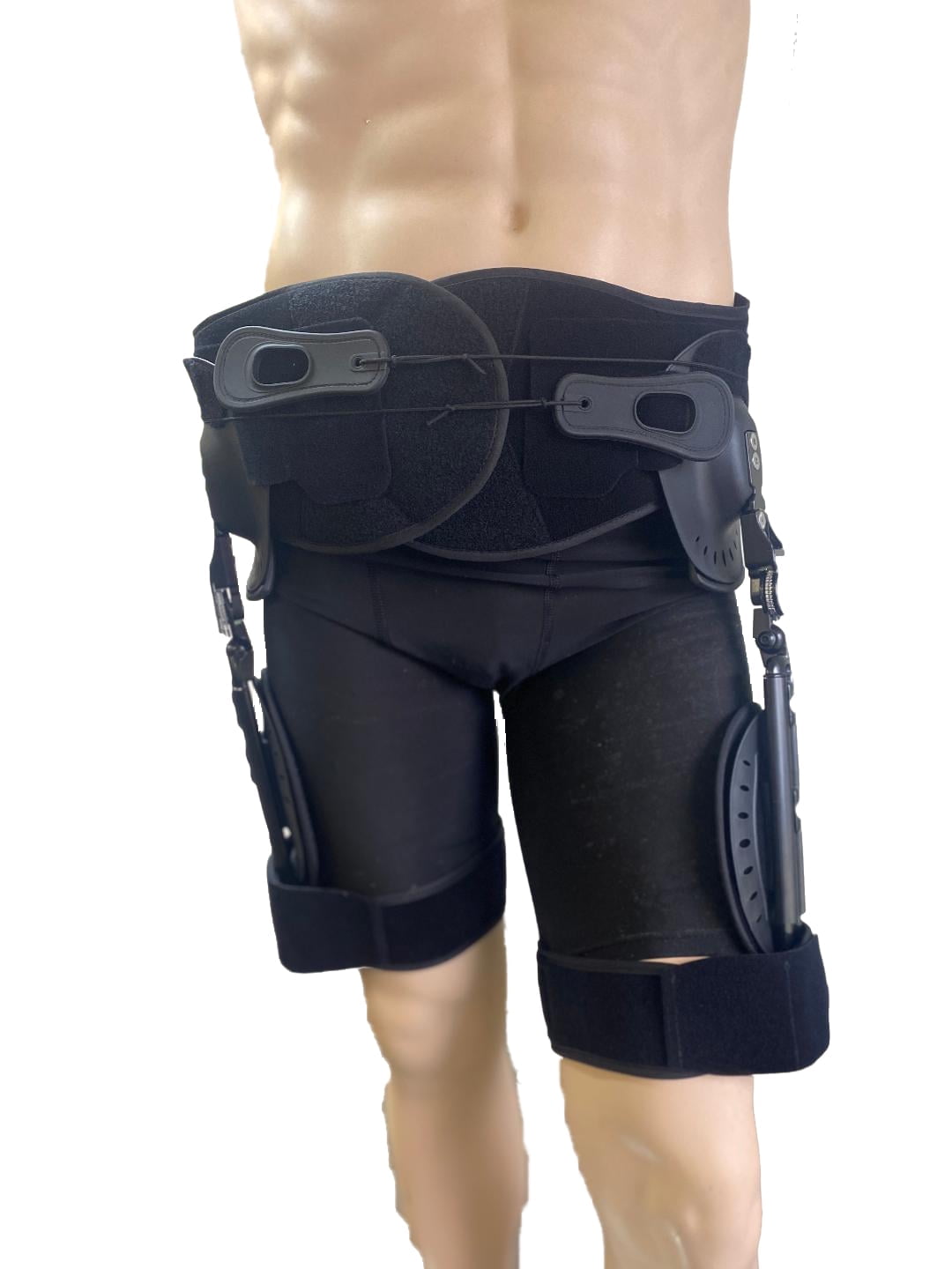 Double Hip Abduction brace with Post-Op ROM Hinge and LSO. 3 ...