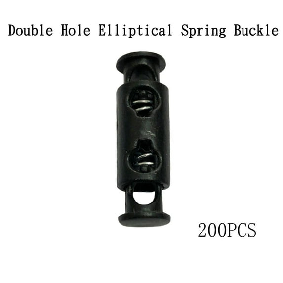 Double Hole Elastic Cord Lock Buckle for Drawstring Adjustment and ...
