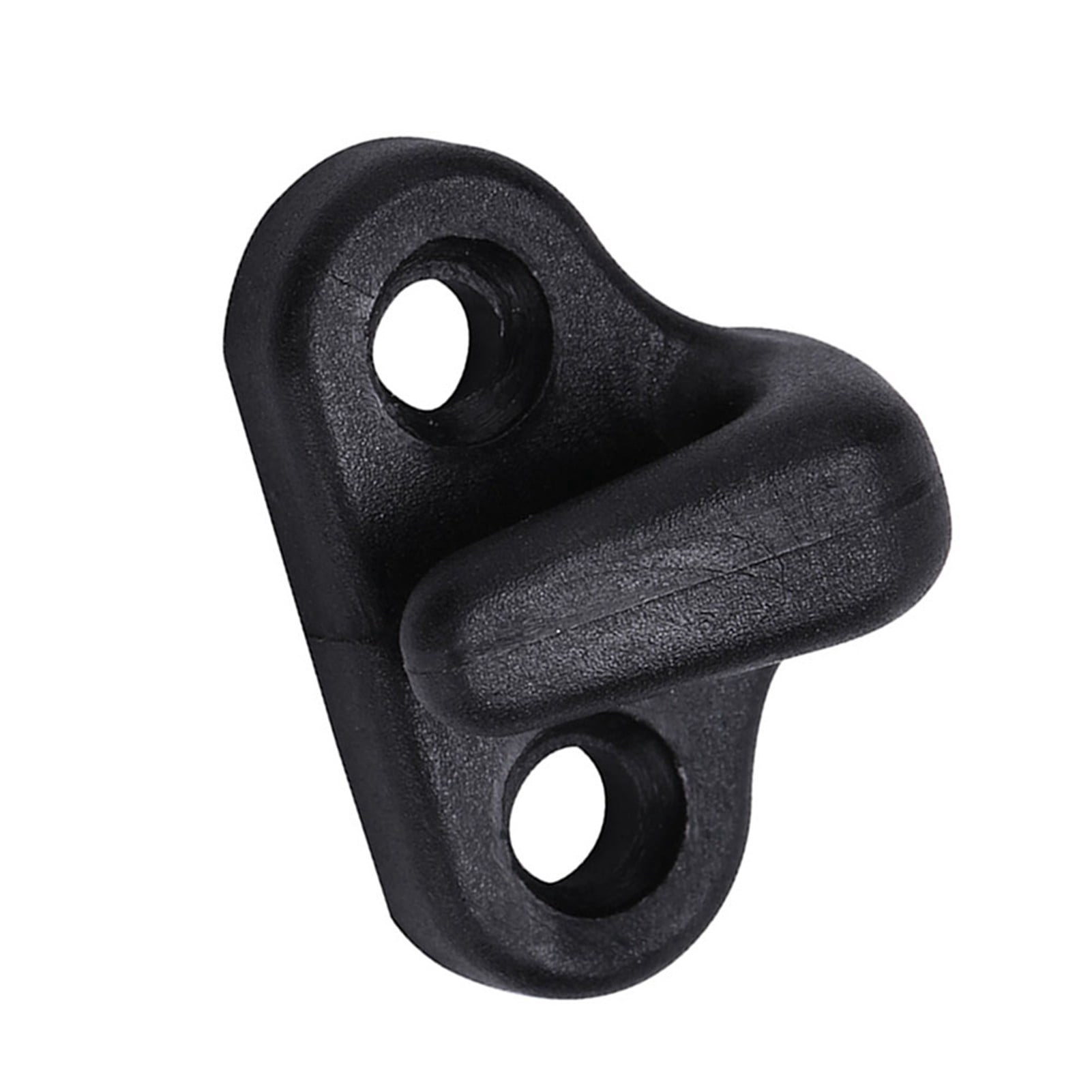 Double Hole Lashing Hook Black 1.1*0.8*0.6 Inch Nylon Stainless Steel ...