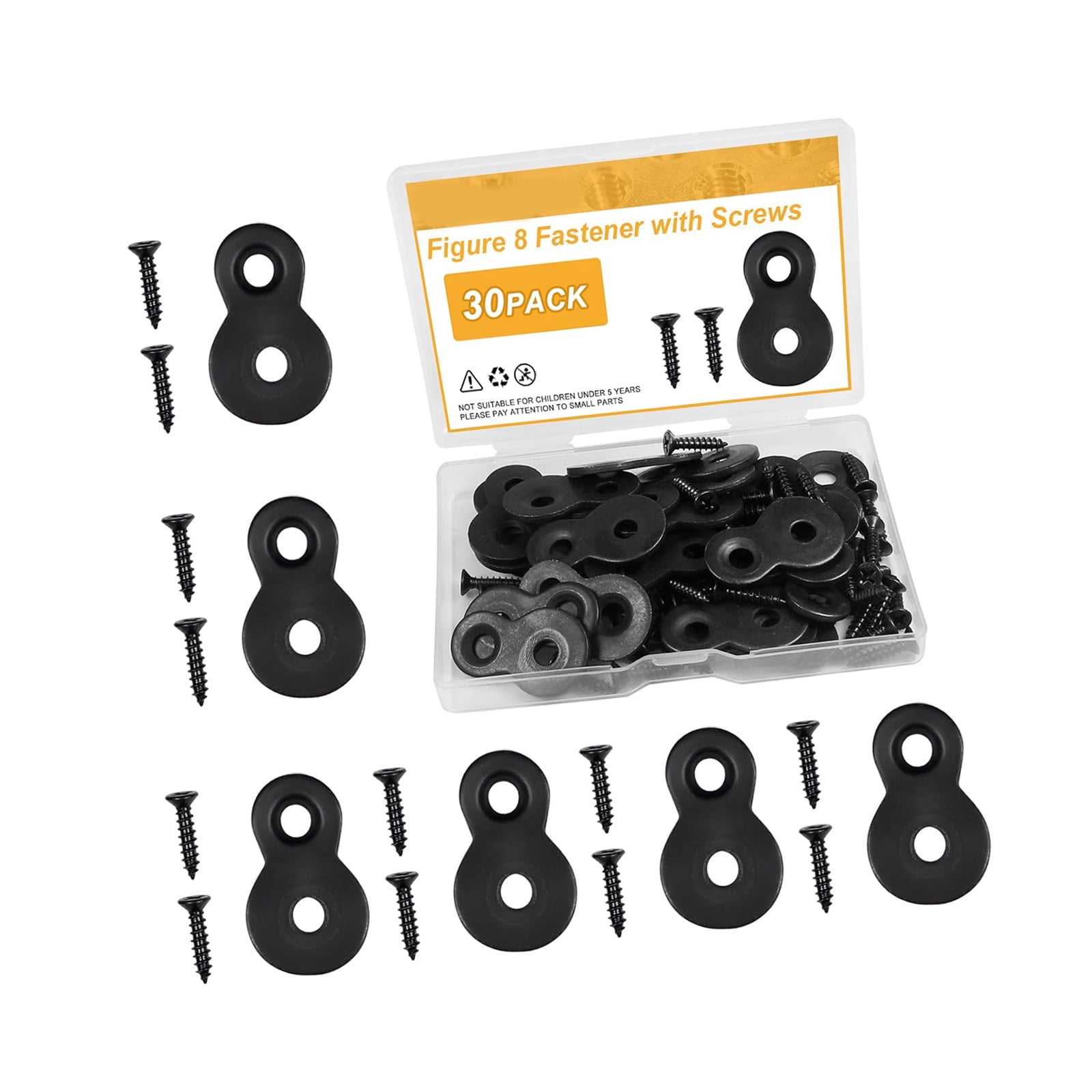 Double Hole Metal Carpentry Plates Pack of 30 with Fixing Screws ...