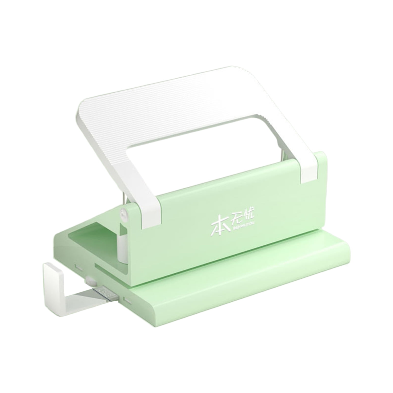 Double Hole Paper Puncher with Chip Storage Tray 2-Hole Paper Punching ...