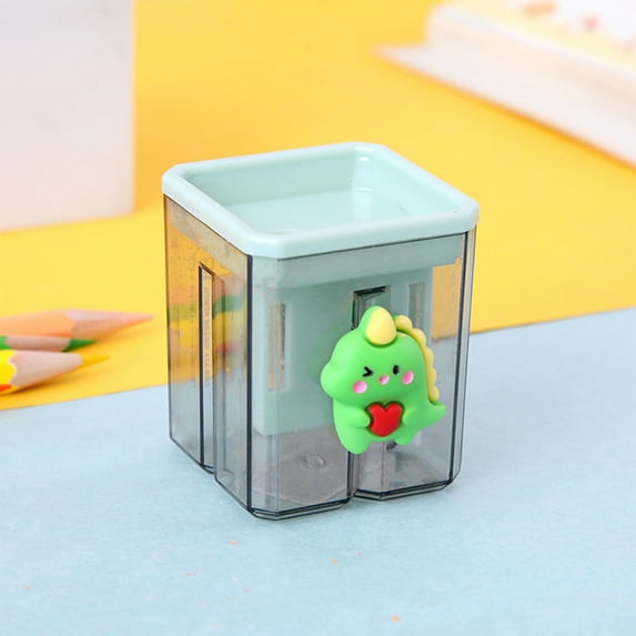 Double Hole Pencil Sharpener Small Portable Pencil Sharpener Pencil ...