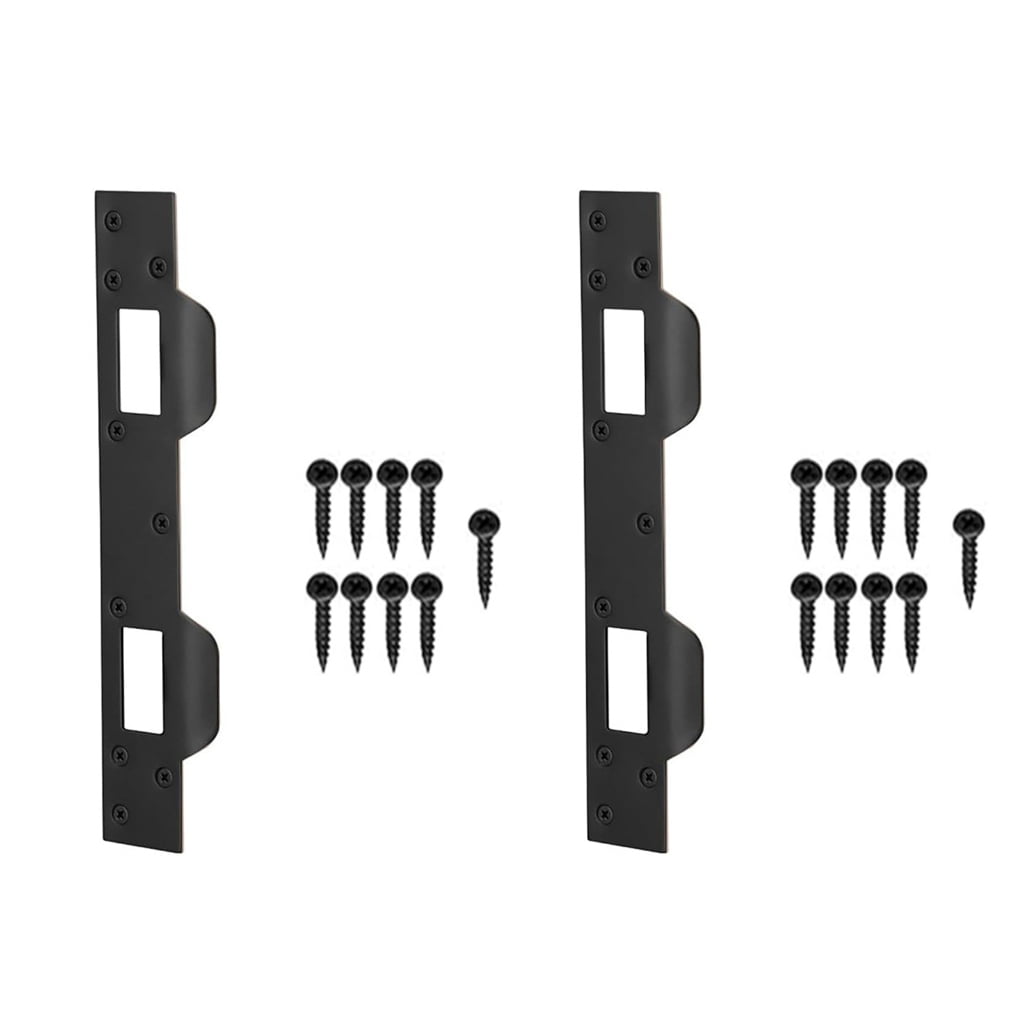 Double Hole Reinforced Plate Heavy Metal Door Lock Reinforcement For ...