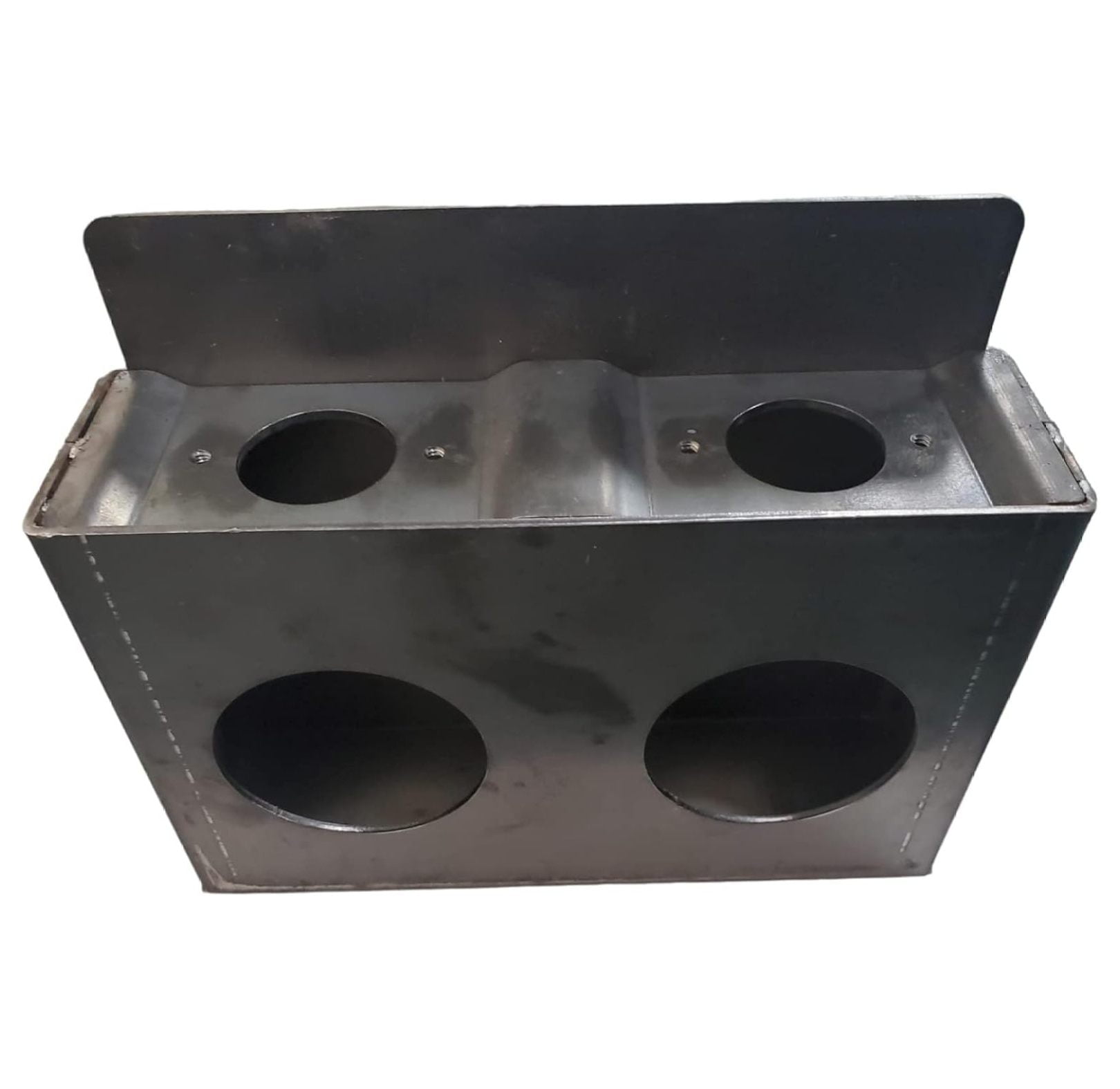 Double Hole Weldable Steel Gate LockBox 2" Thick, Standard 2-3/8 ...