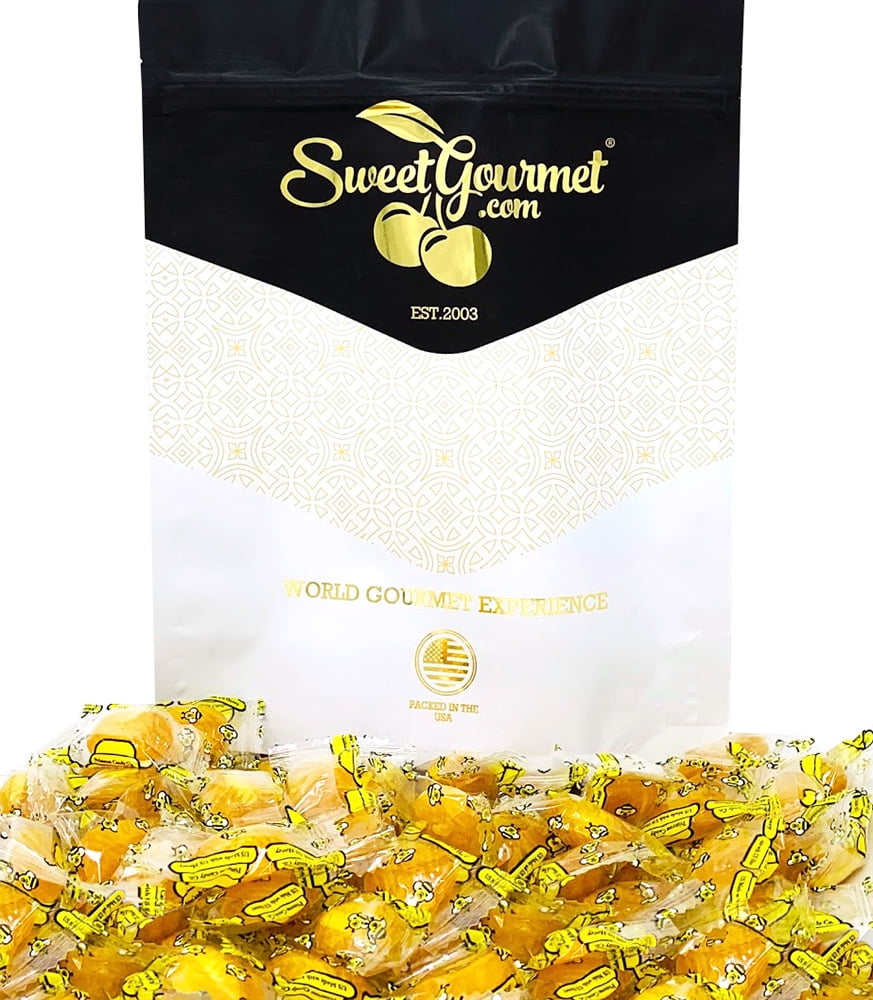 Individually Wrapped Double Honey Filled Hard Candies, Bulk 1 Pound ...
