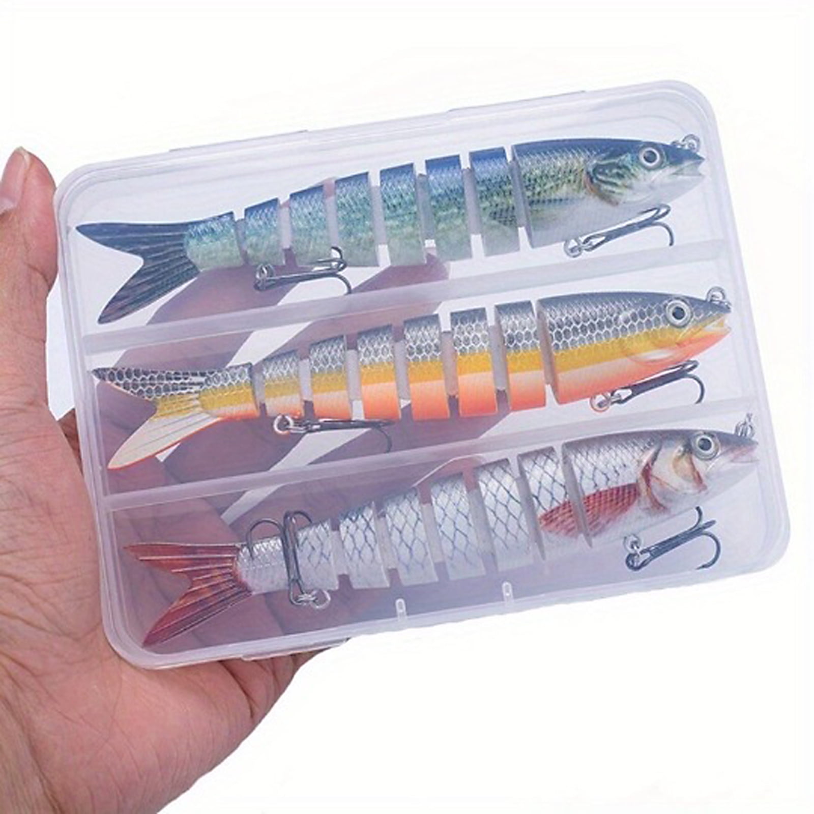 Double Hook Lures With Realistic Swimming Action Slow Sinking ...