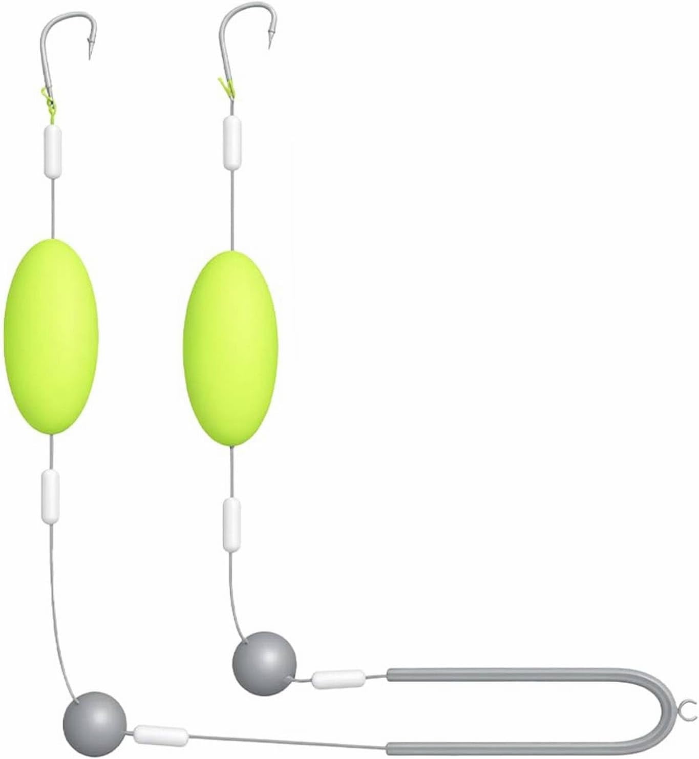 Double Hook Reverse Bottom Rig 2025 Swimming for Freshwater Fishing for ...