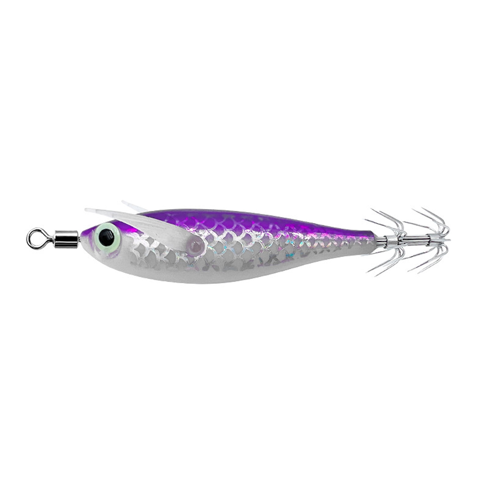 Double Hook Slow Sinking Artificial Baits With Flexible Tail Realistic ...