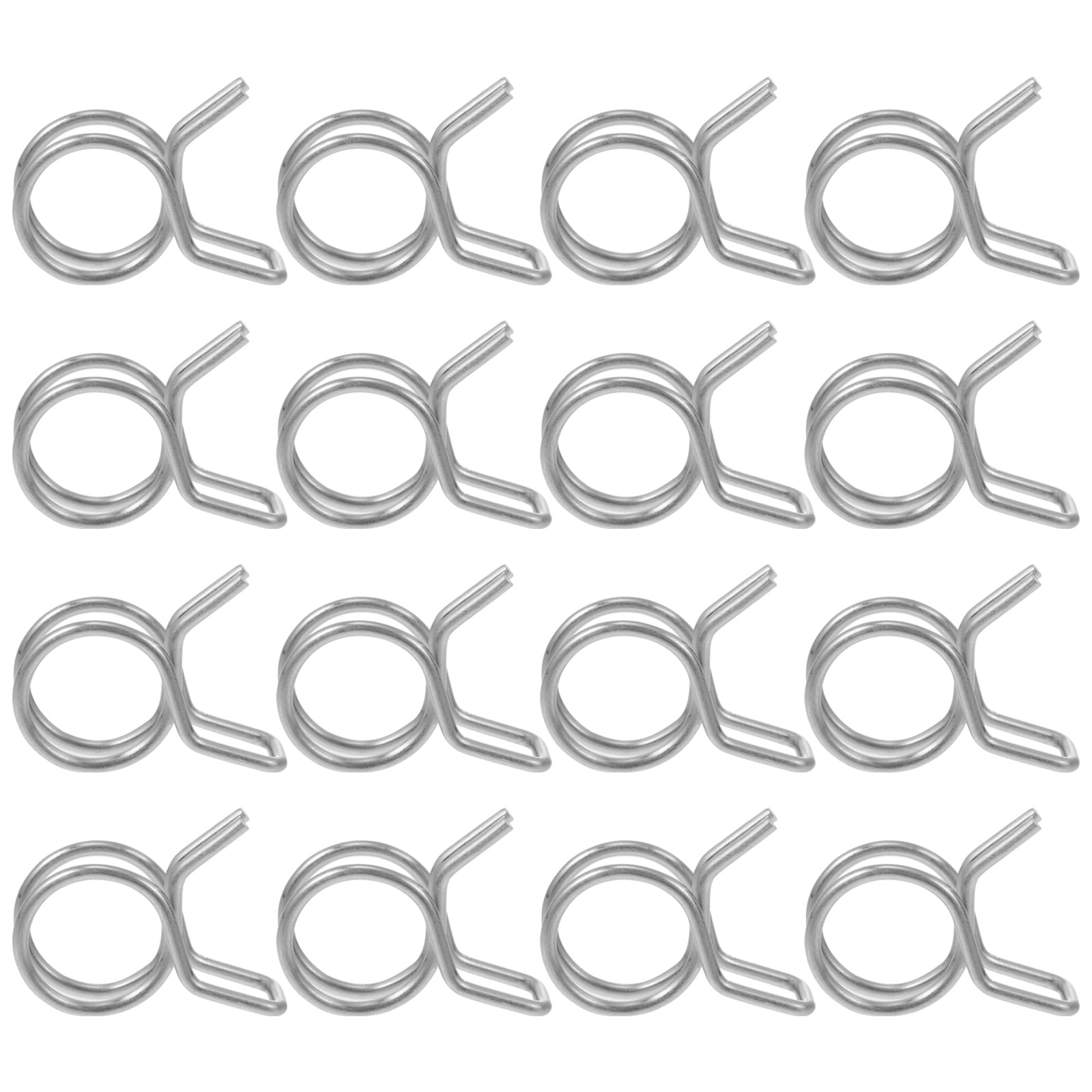 Double Hose Clamps Crimp Accessories Fuel Line Clips Securing ...