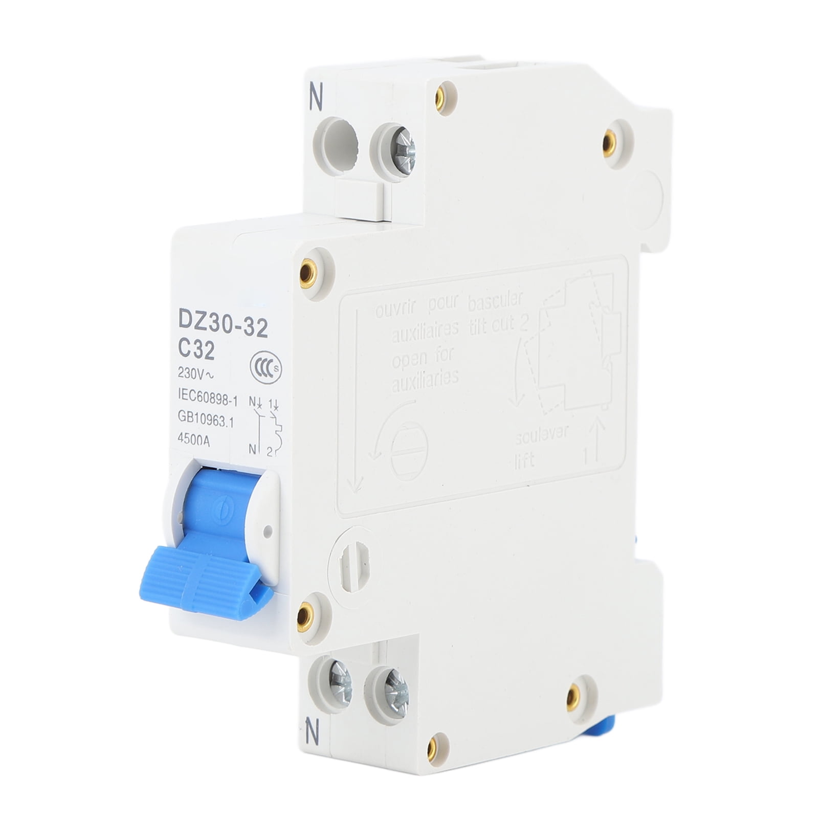 Double In Double Out Mini Circuit Breaker for Short Circuit Overload ...