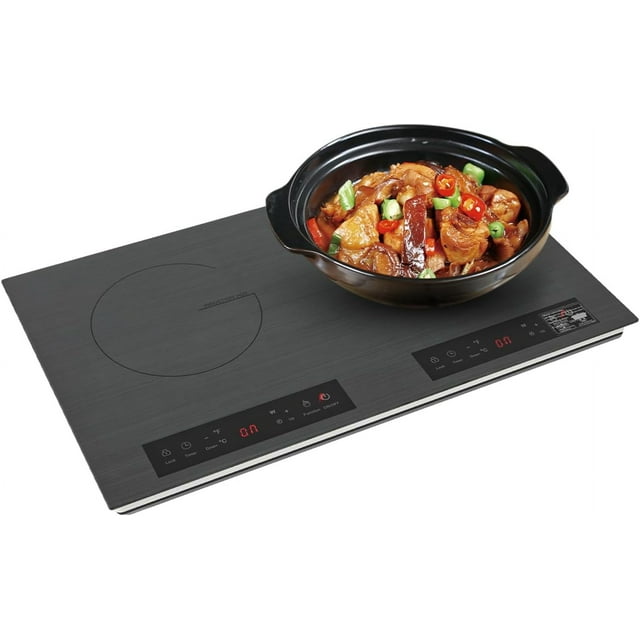 Double Induction Cooktop, 4000W 110V Induction stove top Knob Control ...