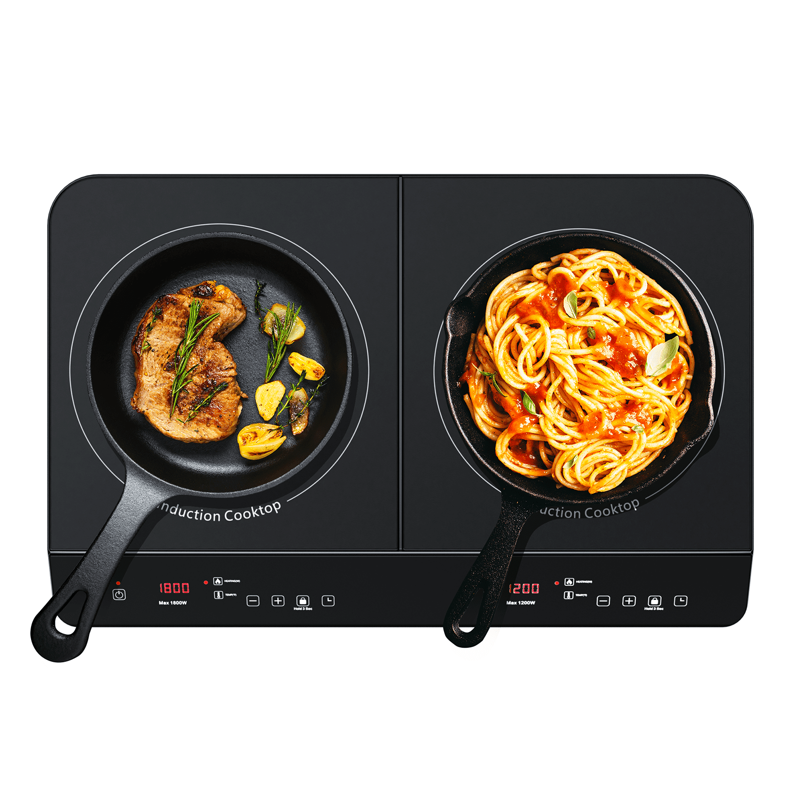 Double Induction Cooktop Burner, 1800w 2 Induction Nepal | Ubuy