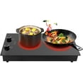 Double Induction Cooktop Burner 2100W 110V Electric Cooktop 2 Burner ...