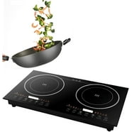 Aobosi 1800W Double Electric Induction Cooktop Stovetop Sensor Touch ...