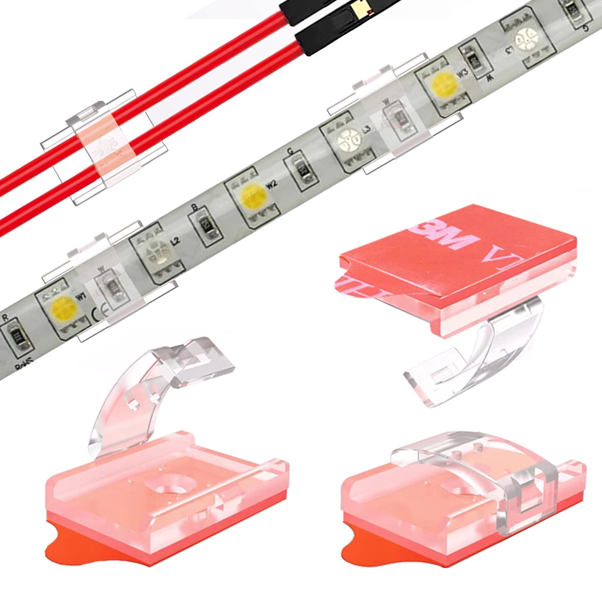 Double Installation LED Strip Light Mounting Brackets and Clips,Ideal ...