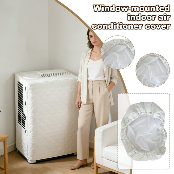 Double Insulation Indoor AC Unit Cover – Adjustable Anti-Rust Shield ...