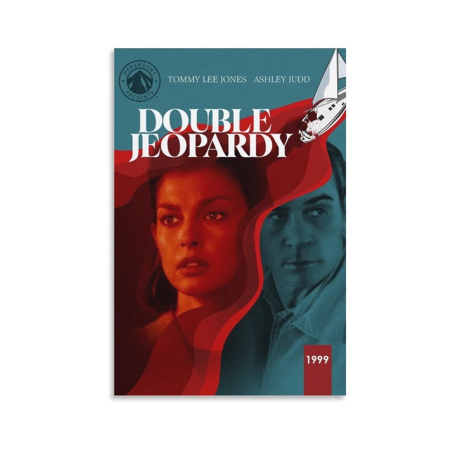 Double Jeopardy Movie Poster Artworks Canvas Poster Room Aesthetic Wall ...