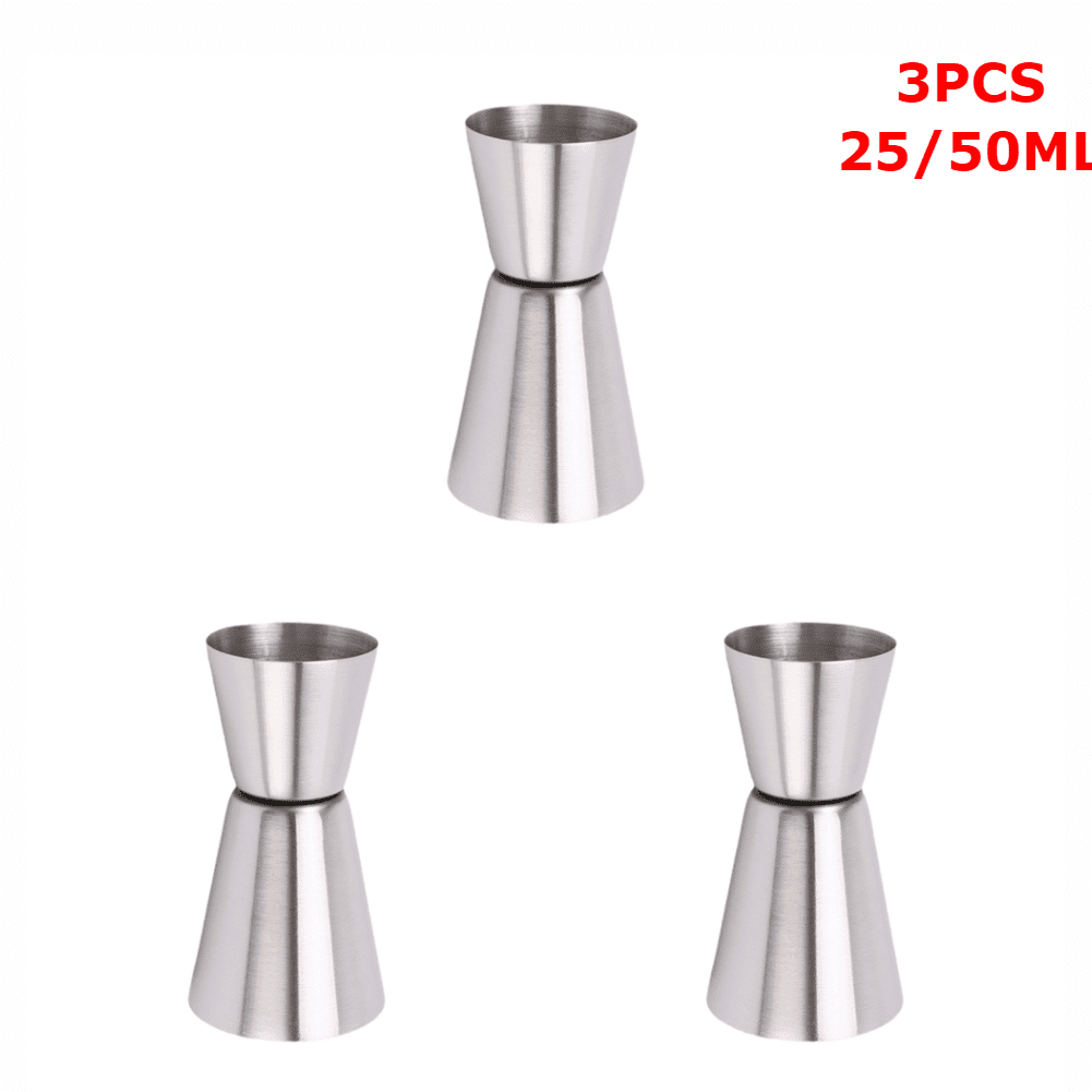 Double Jigger Shot Glass Measuring Cup Shot Measure Jigger Cocktail ...