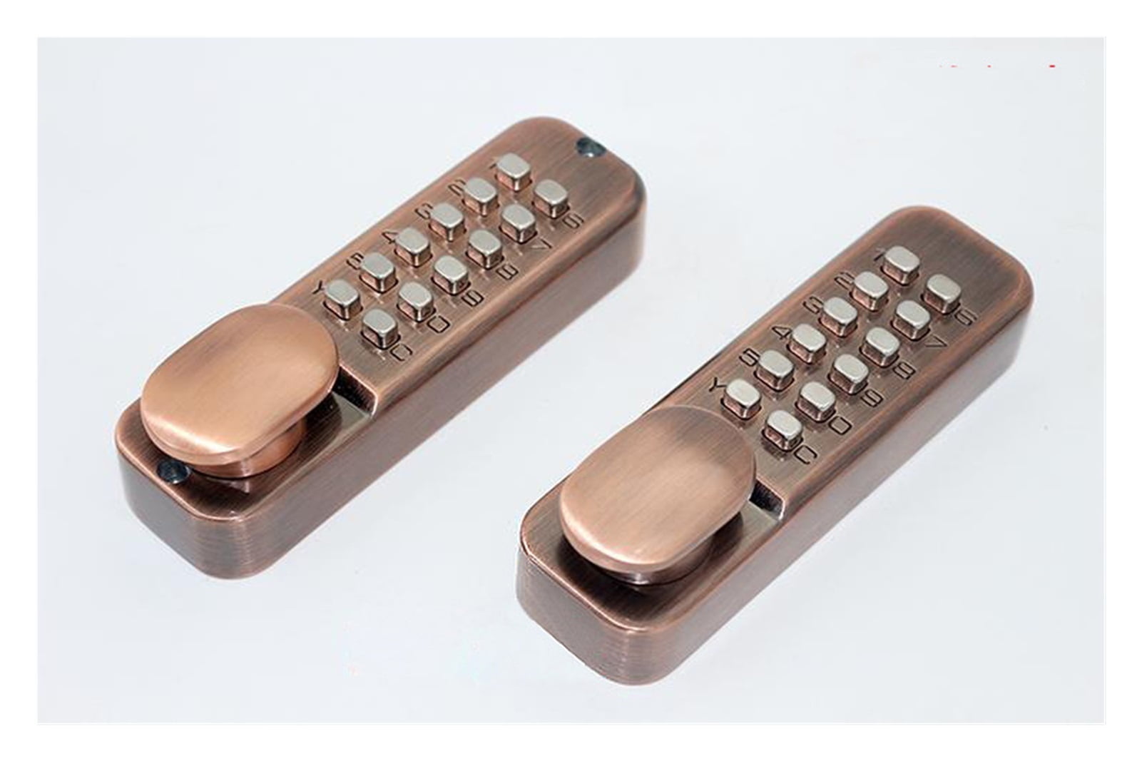 Double Keypad Digital Lock Keyless Code Password Waterproof Iron Garden ...