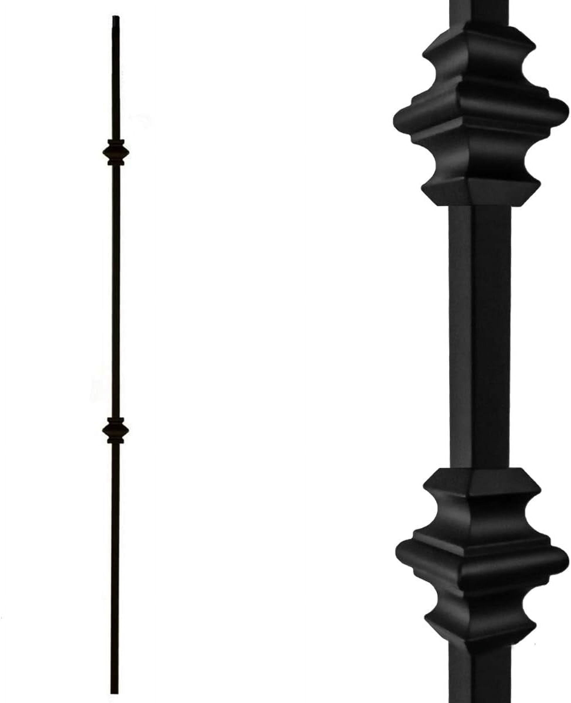 Double Knuckle Iron Balusters (Contractor Pack of 5) Metal Railing ...