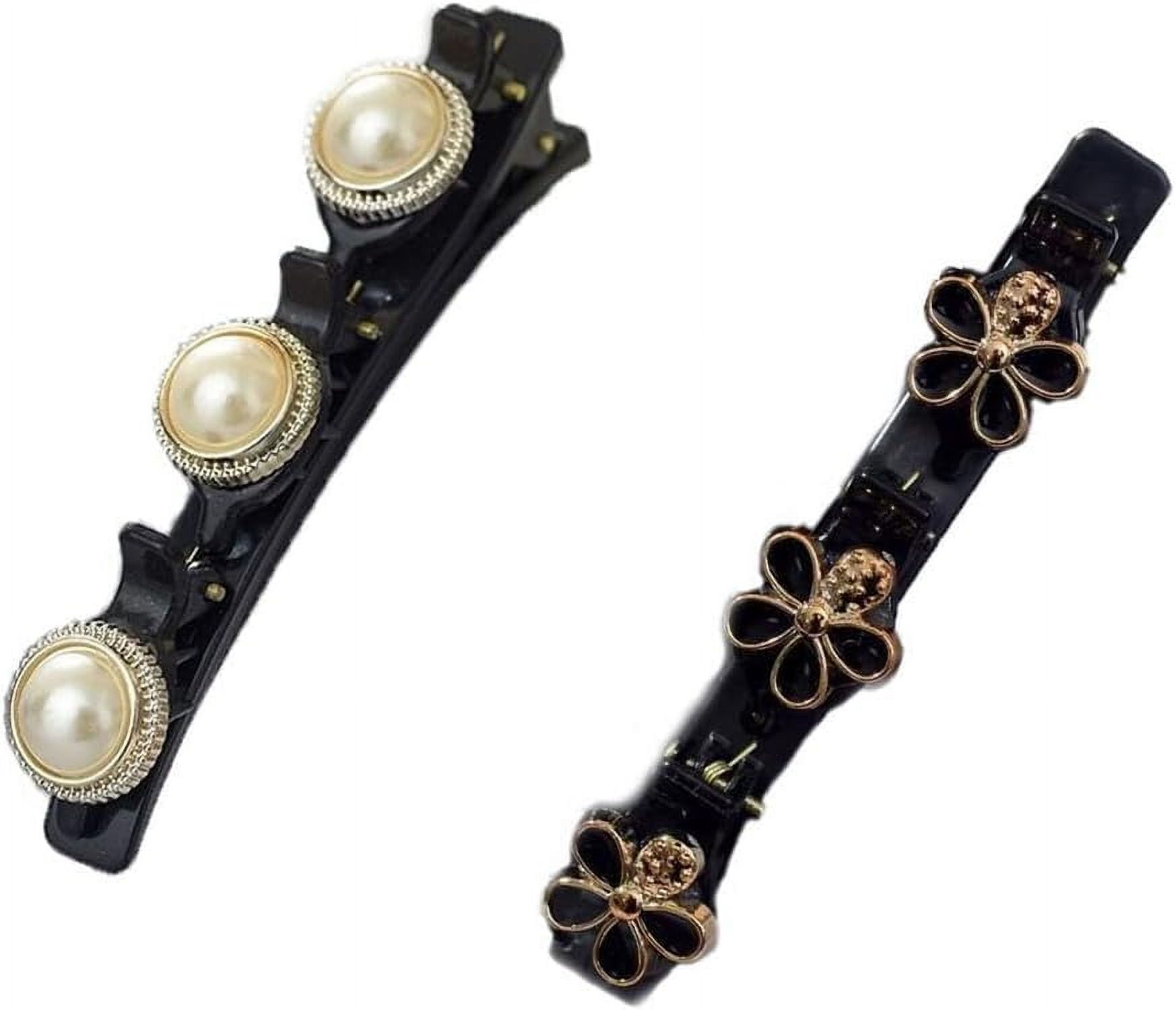 Double Layer Band Twist Plait Headband Hairpin Alligator Hair Claw ...