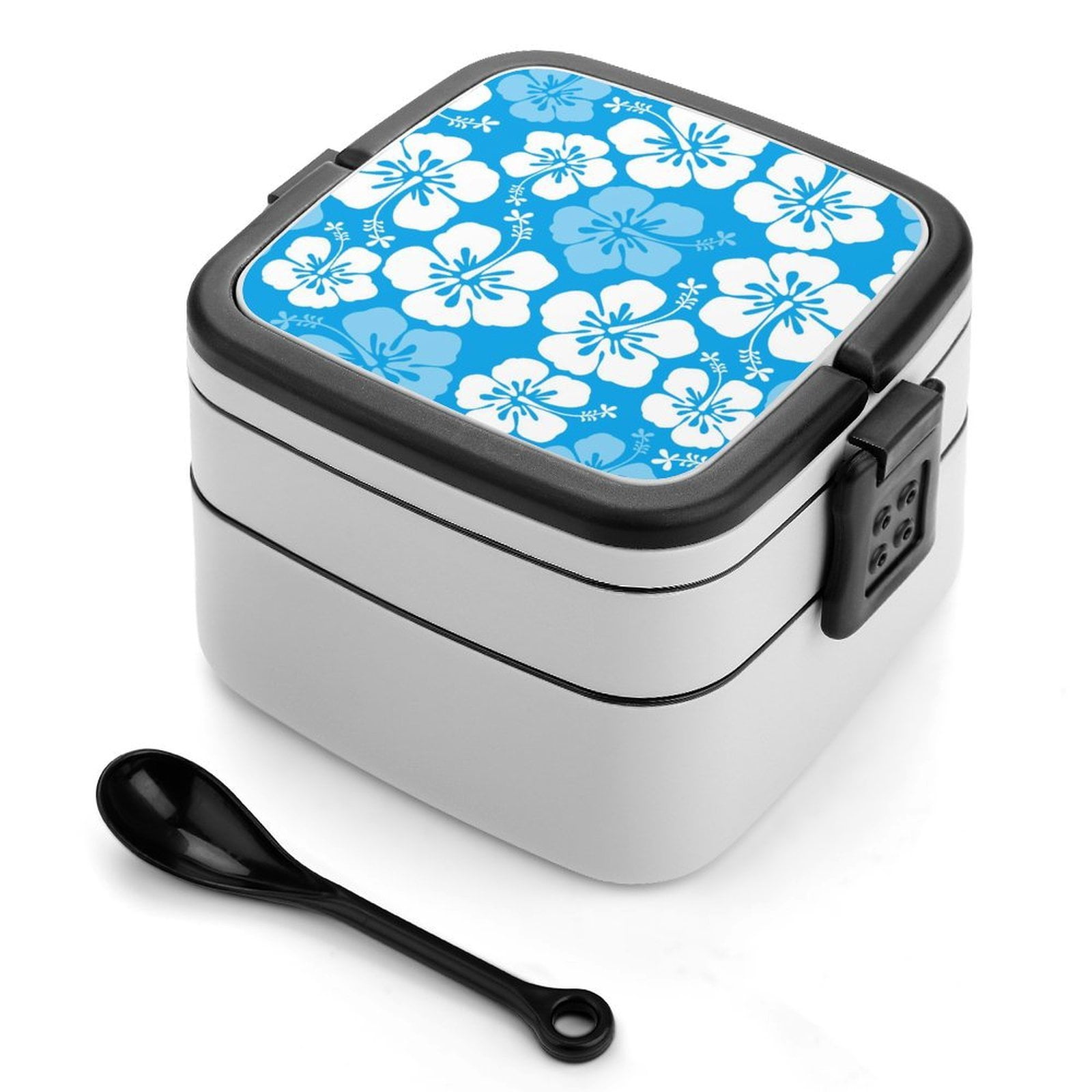 Double-Layer Bento Box 6.3×4.3×5.3in Sealed Leak-Proof Partition Is ...