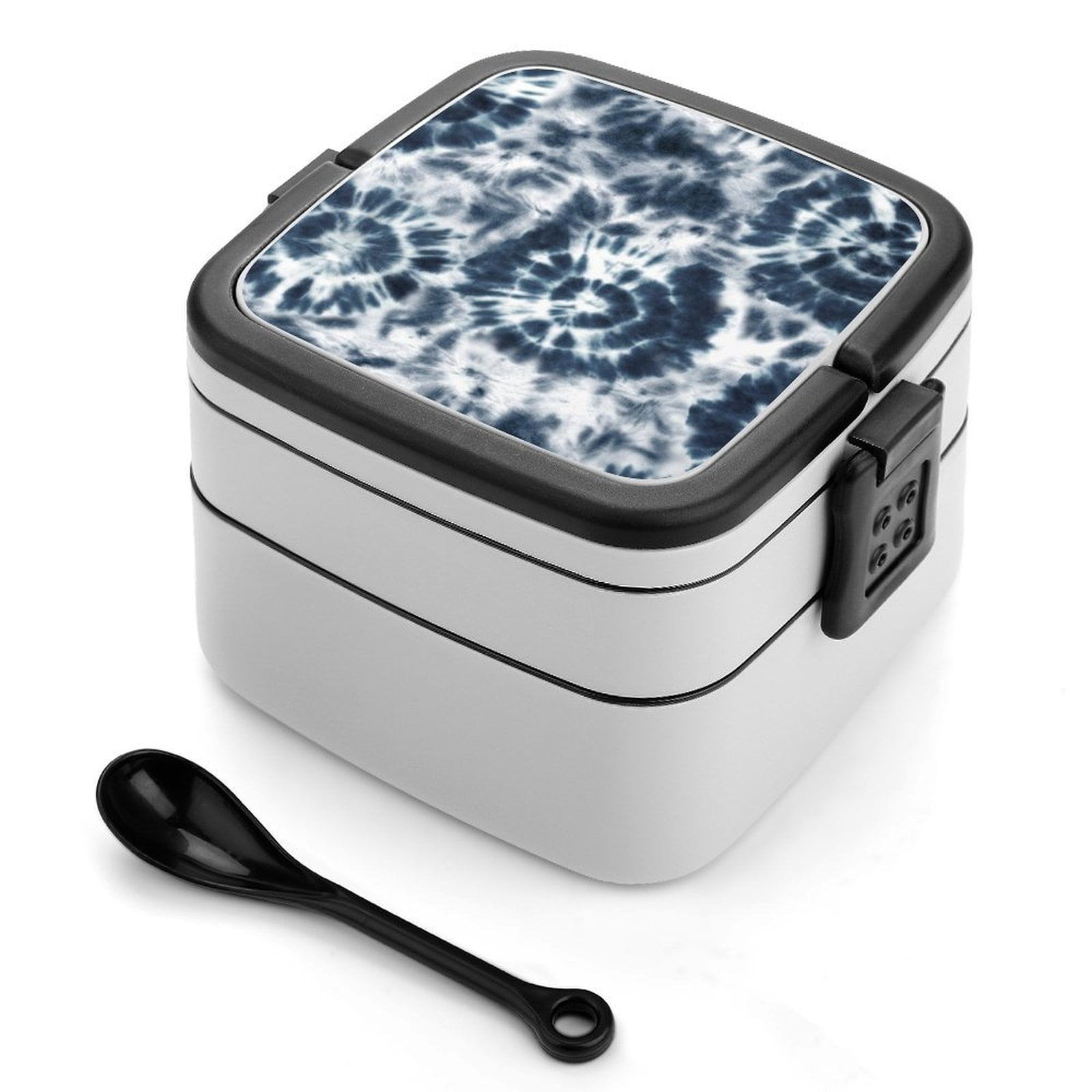 Double-Layer Bento Box 6.3×4.3×5.3in Sealed Leak-Proof Partition Is ...