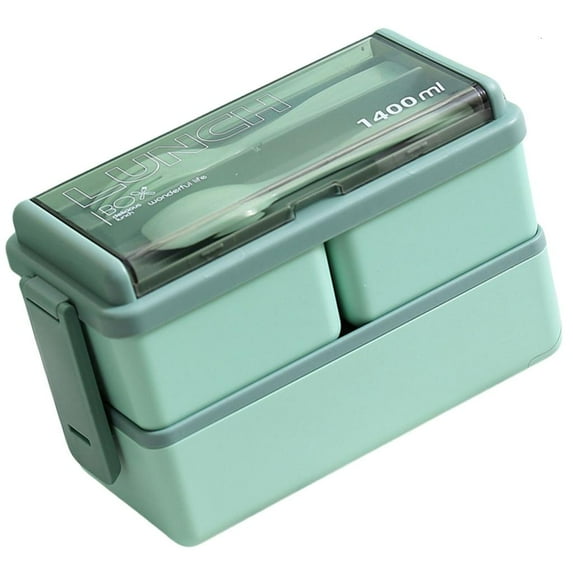 Double Layer Bentos Box Plastic Texture Food Box Suitable for Office ...