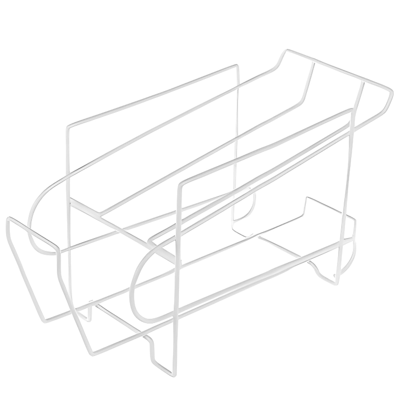 Double Layer Can Organizer Rack, Iron Can Holder Dispenser for Fridge ...