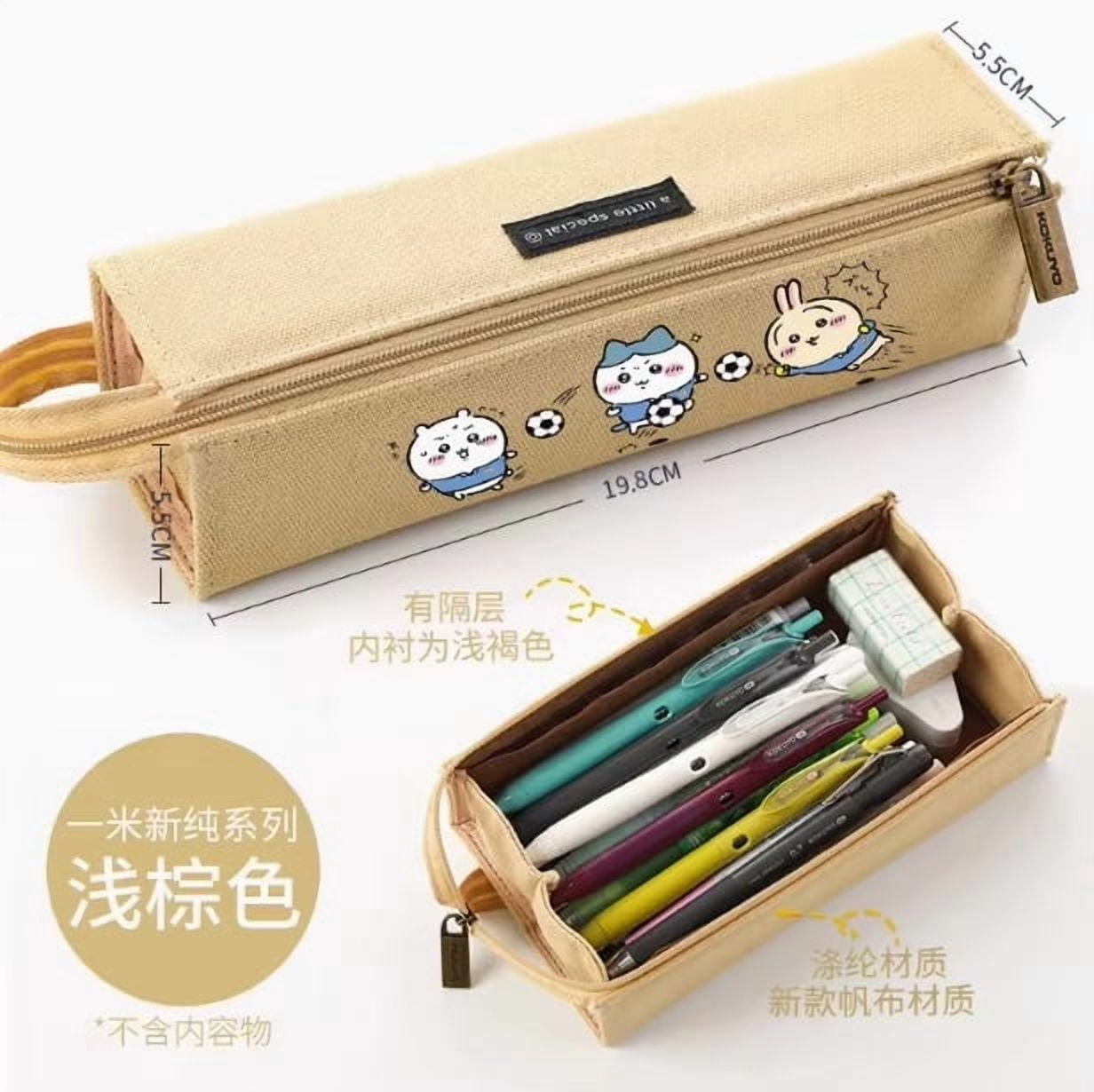 Double Layer Classification Large Capacity Cartoon Anime Pencil Case ...