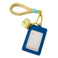 Double Layer Clear Card Case Waterproof PU Leather Card Protector with ...