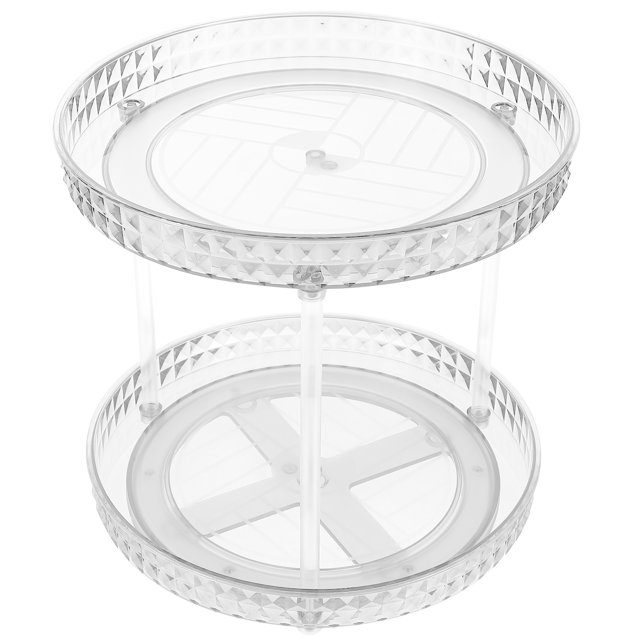 Double Layer Cosmetic Rack Dresser Organizer Perfume Desktop Holder ...