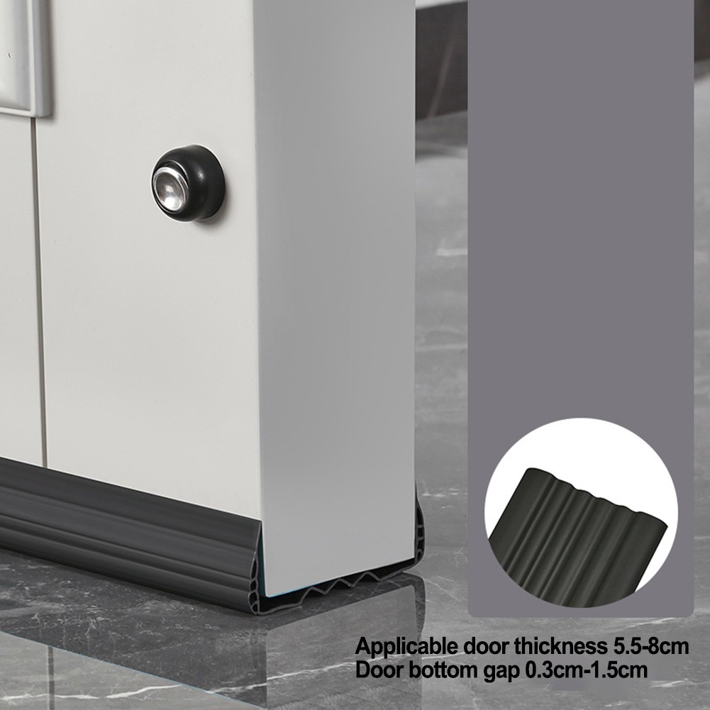 Double Layer Door Seals Weather Stripping Under Door Sweep Bottom Seal ...