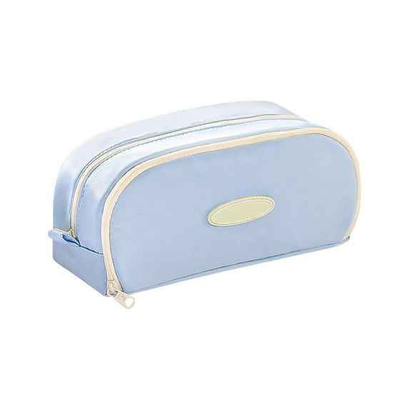 Double Layer Double Window Models Pen Bag Large Capacity ...