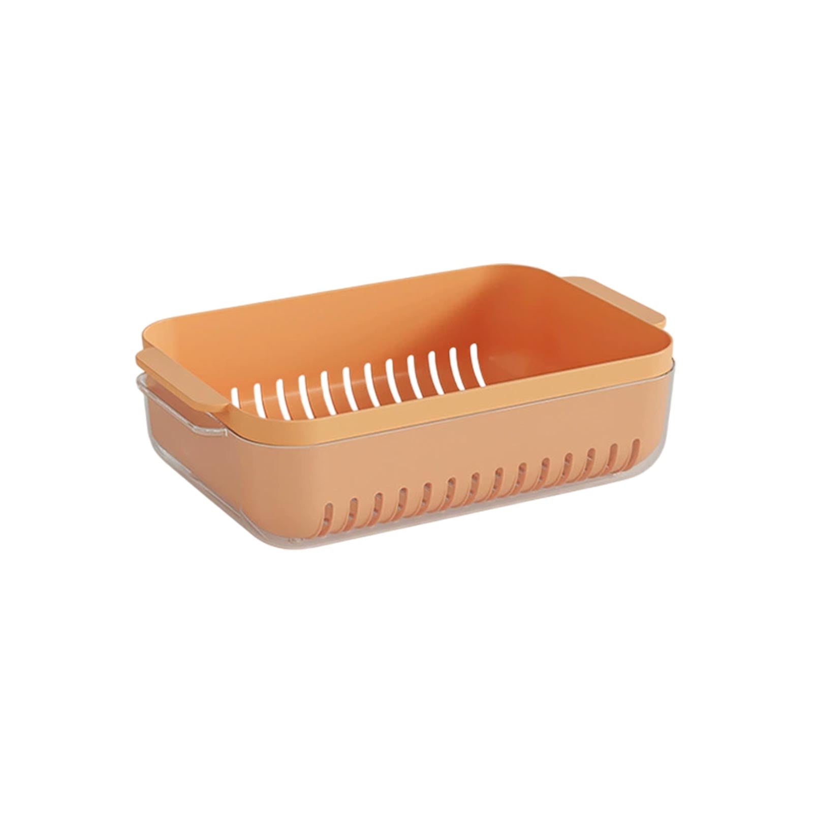 Double Layer Drainage Basket for Vegetables Fruits and Kitchen Storage ...