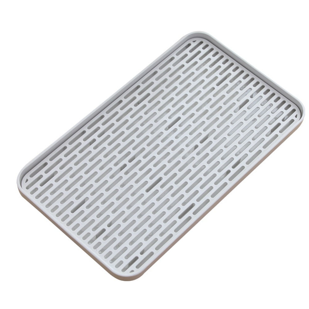 Double Layer Drainer Tray Detachable Dish Rack Tea Draining Tray for ...