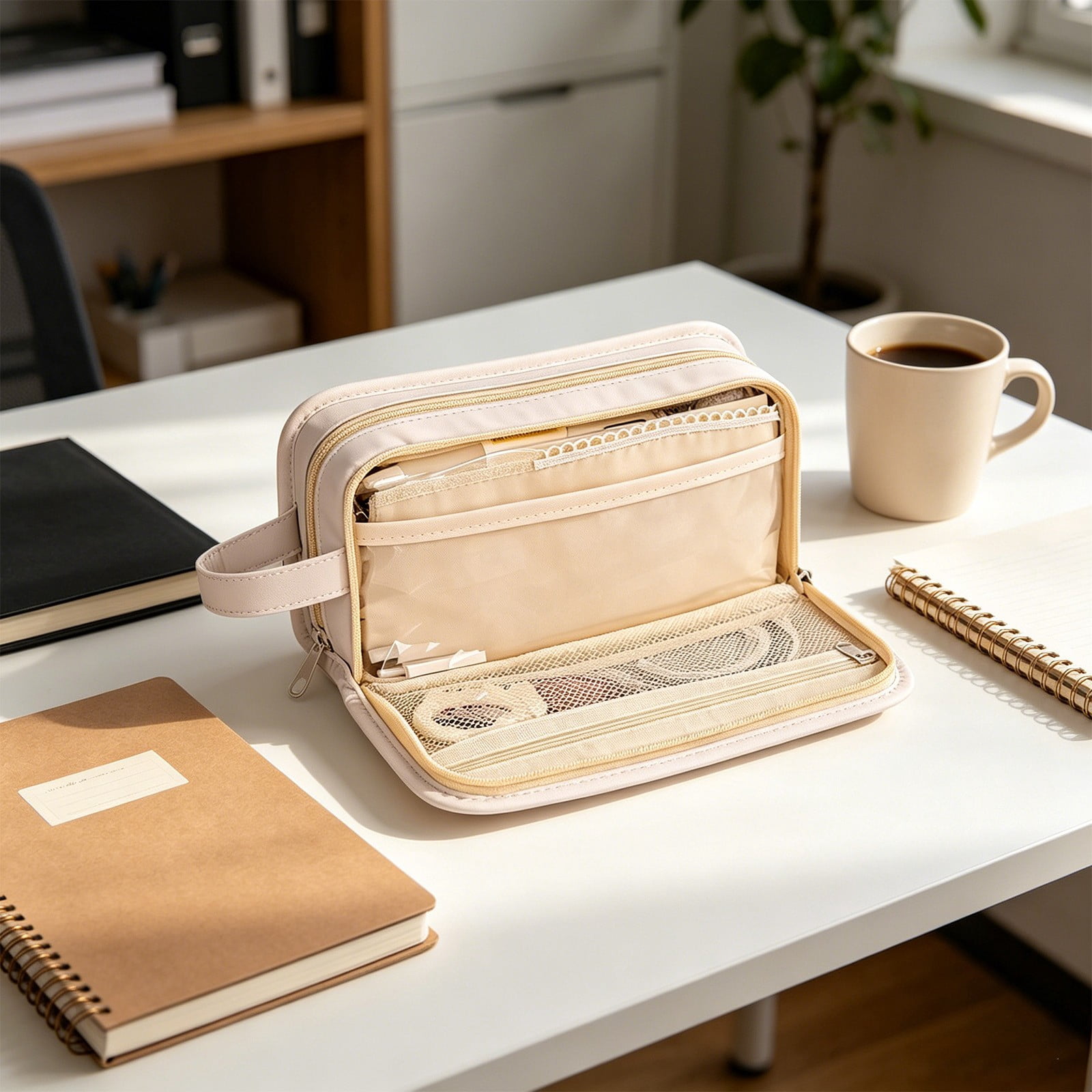 Double Layer Extra Large Capacity Pencil Case for Office ...