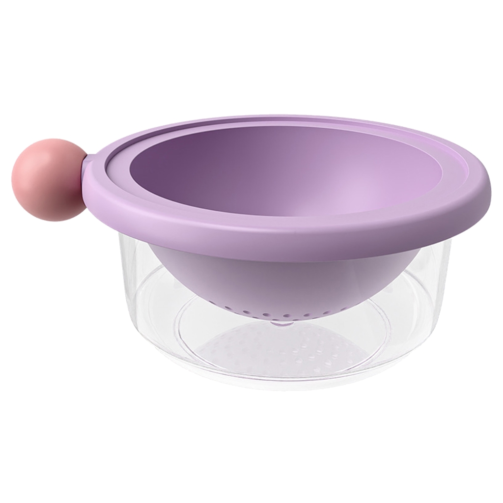 Double Layer Fruit Washer Colander Vibranted Color Durable Plastic ...